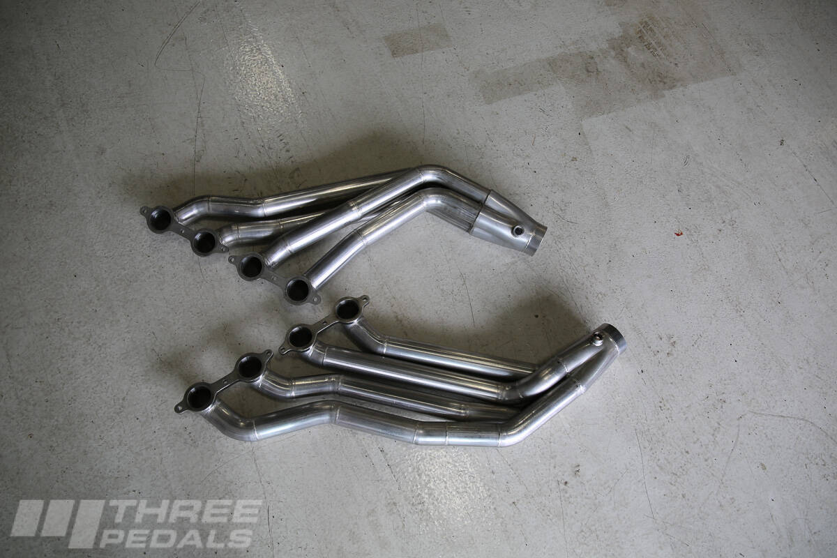 B-Body Gen V LT Swap Headers- Satin Finish – Three Pedals