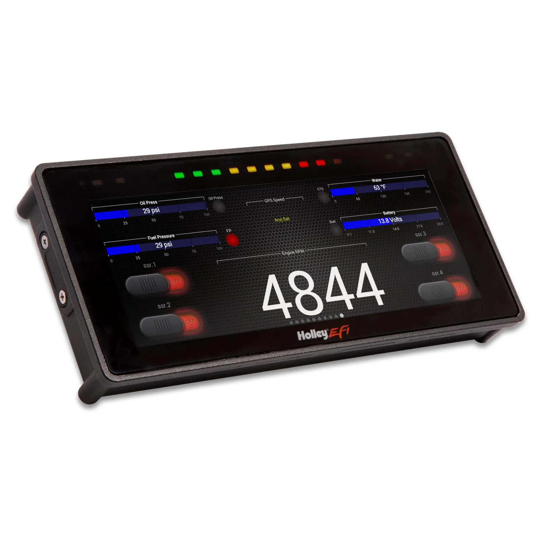 Holley 6.86″ Standalone Pro Digital Dash – Three Pedals