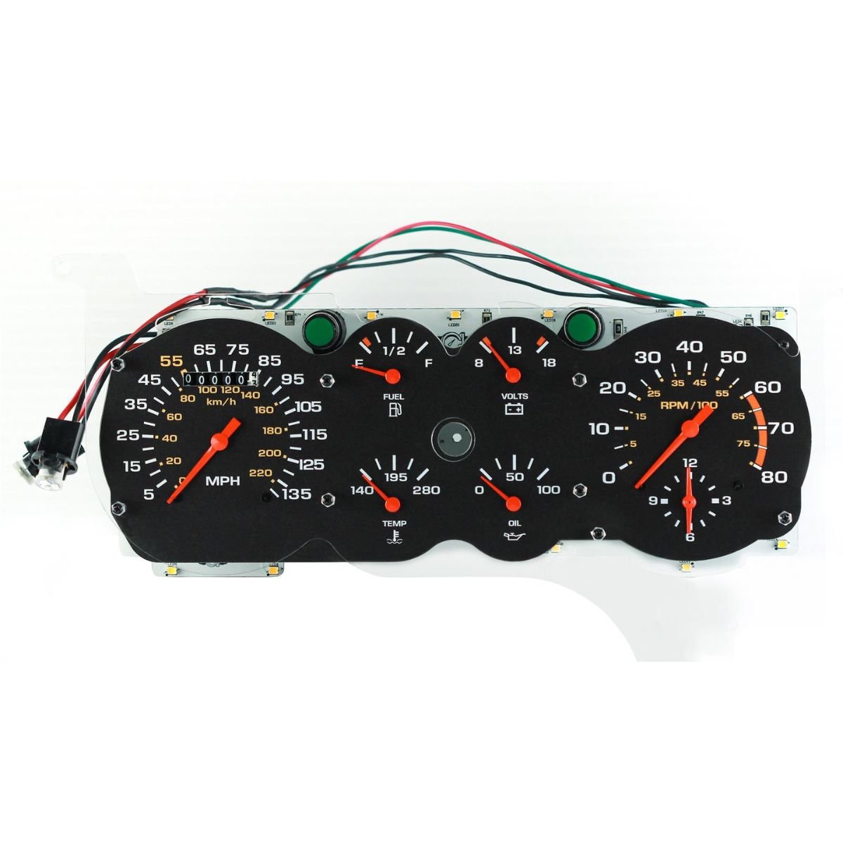 Chevy G-Body direct-fit package, electric cluster, OE style with ...