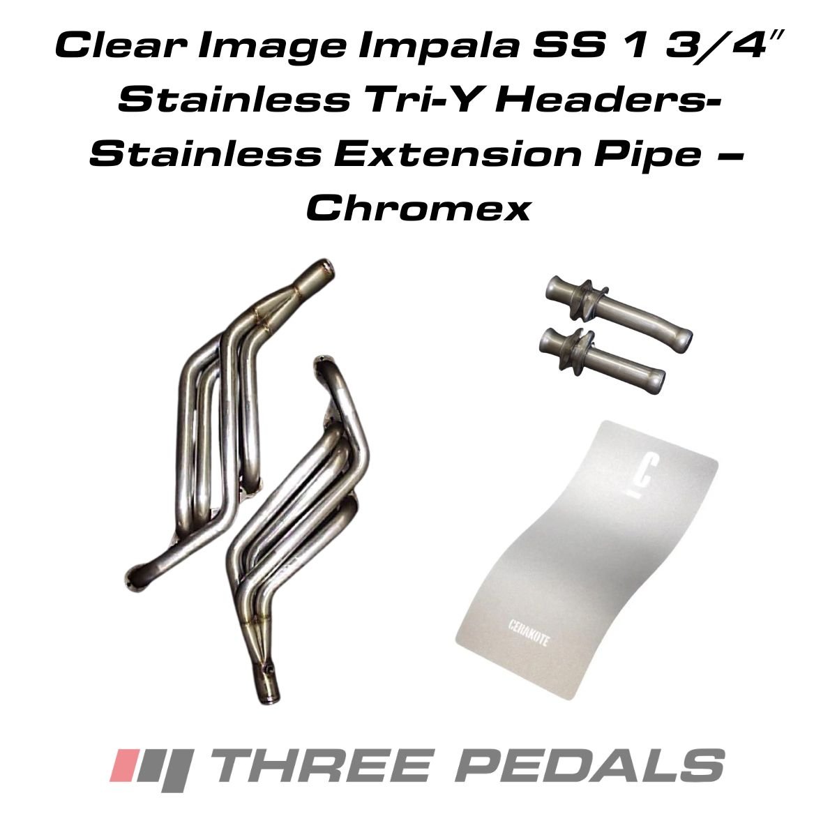 Clear Image Impala SS 1 3/4″ Stainless Tri-Y Headers-Stainless ...