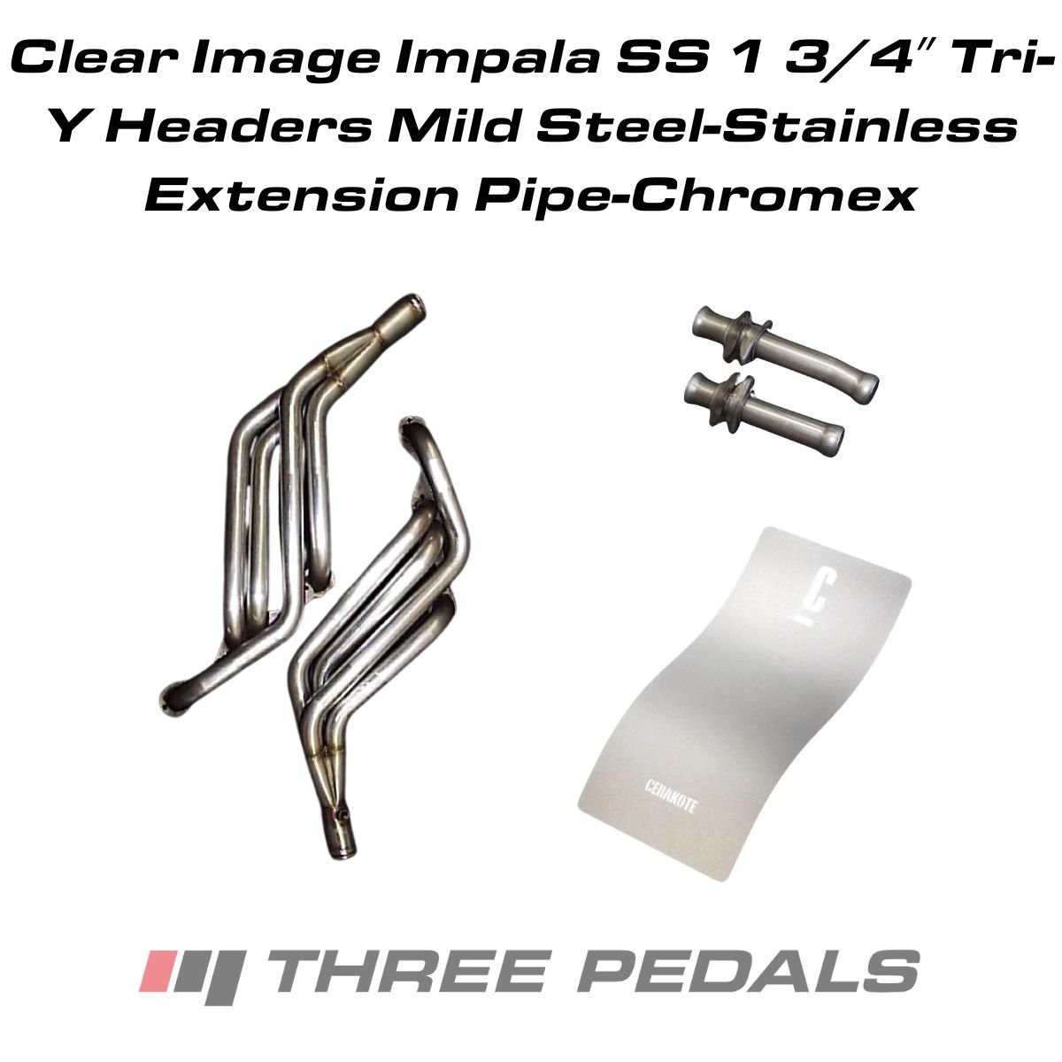 Clear Image Impala SS 1 3/4″ Tri-Y Headers Mild Steel-Stainless ...